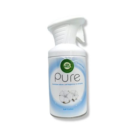 Ароматизатор аерозол за стая Air Wick, Pure, Soft Cotton, 250мл - eMAG.bg