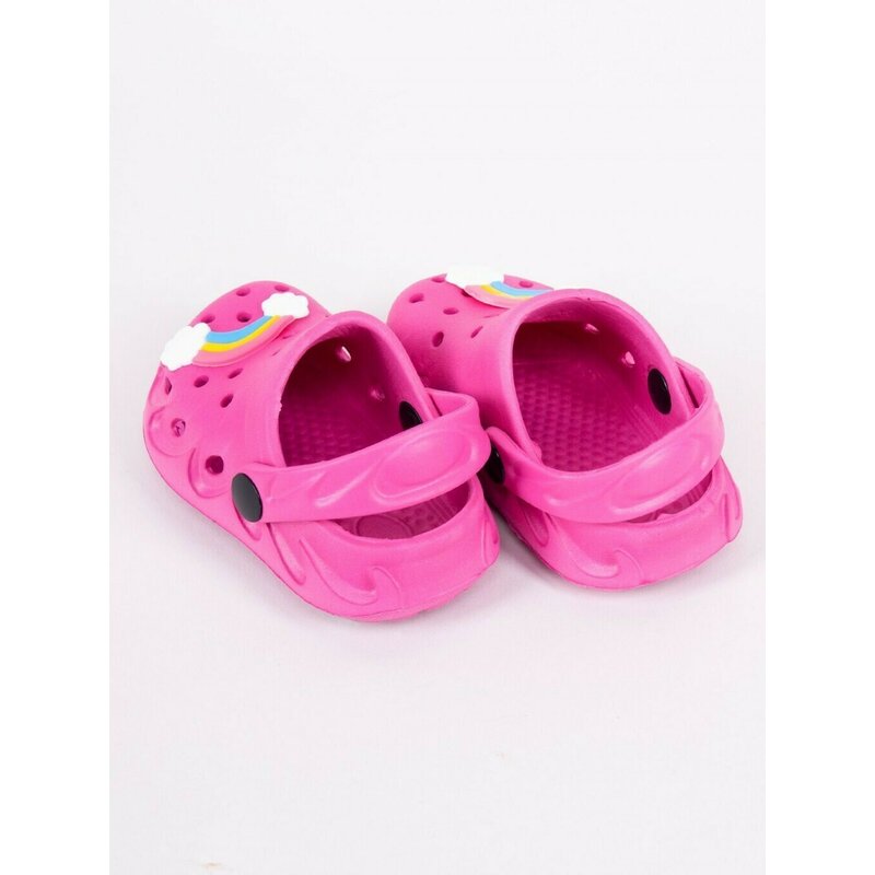 Saboti pentru plaja, EVA, curcubeu, roz 26 - eMAG.ro