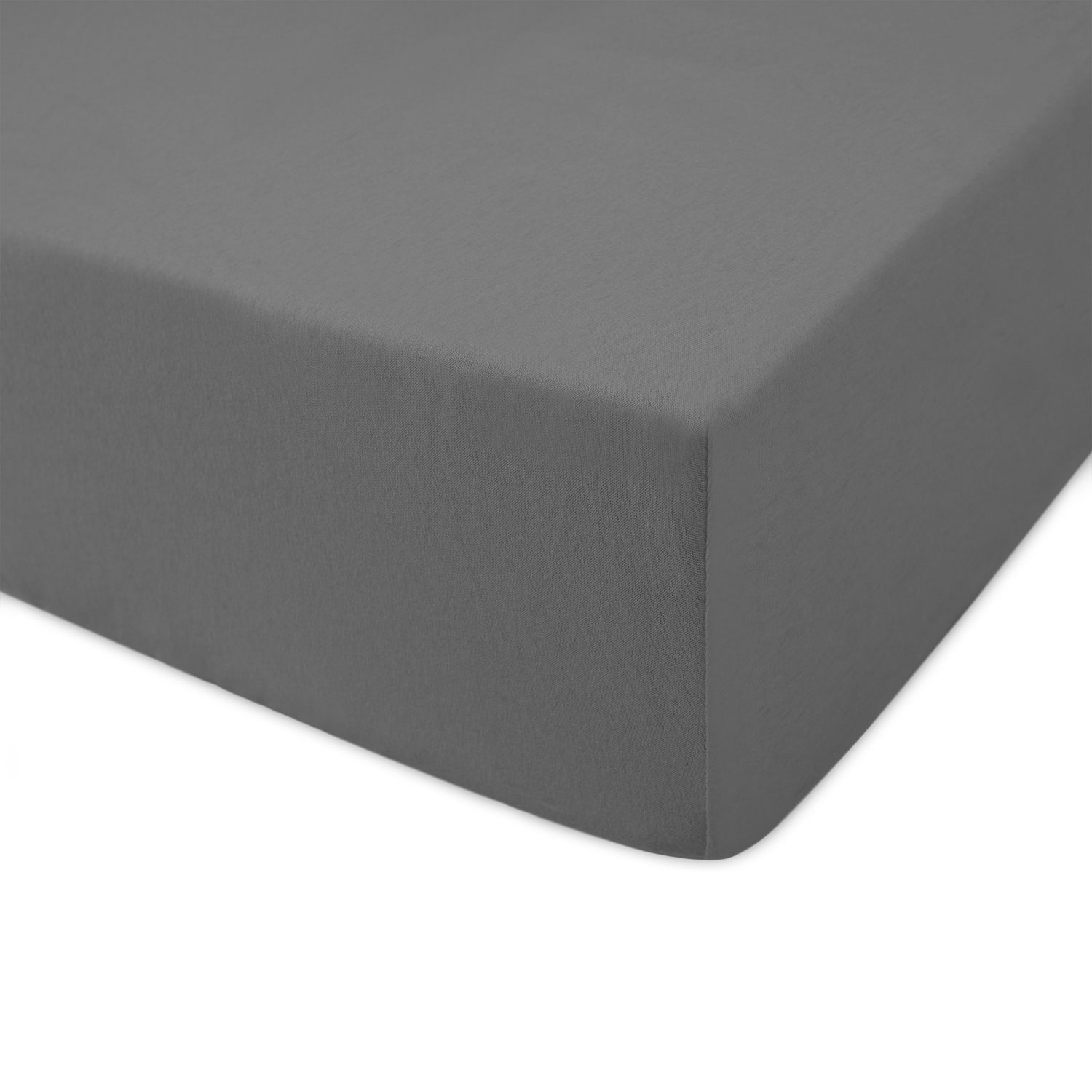 Cearceaf din jerseu cu elastic Darymex, 90x200 cm, 130g/m2, Gri - eMAG.ro