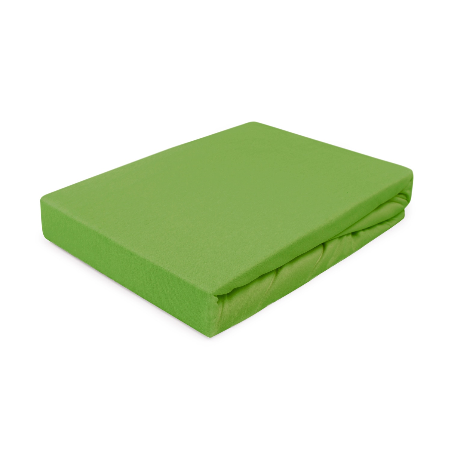 Cearceaf din jerseu cu elastic Darymex, 90x200 cm, 130g/m2, Verde - eMAG.ro