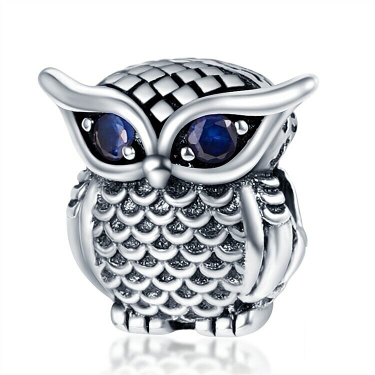 Talisman Charm din Argint 925 - Lucky Owl - eMAG.ro