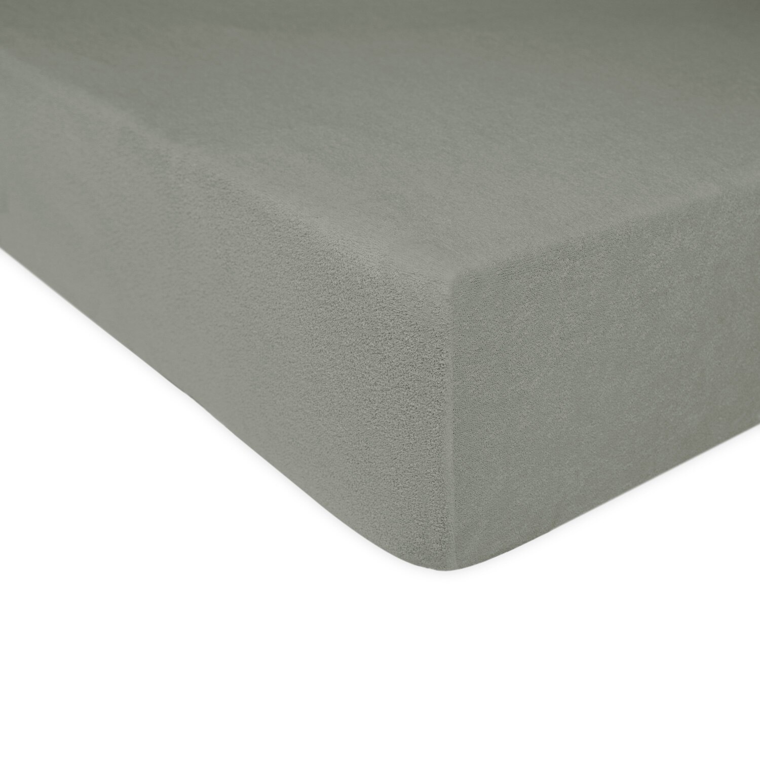 Cearceaf din frotir cu elastic Darymex, 120x200 cm, 155g/m2, Gri - eMAG.ro