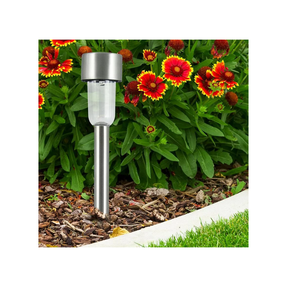 Lampa solara de gradina cu led, 29.7 x 4.6 cm - eMAG.ro