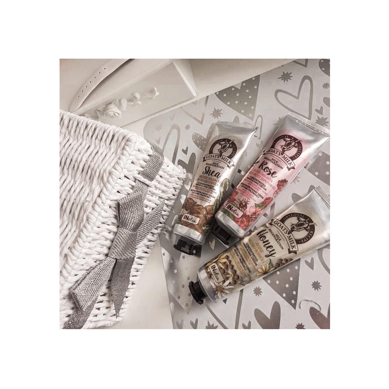 Концентриран крем за ръце и нокти, с козе мляко и мед INelia Revers 100 ...