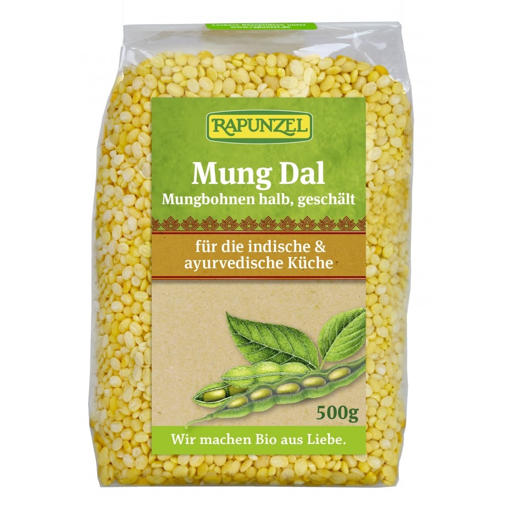 Mung fél Mung Dal bio, Rapunzel, 500g - eMAG.hu