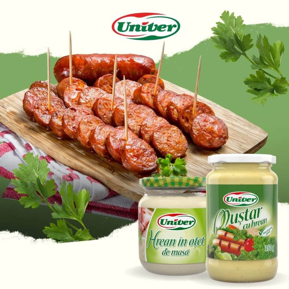 Mustar cu Hrean Univer, 350 g - eMAG.ro