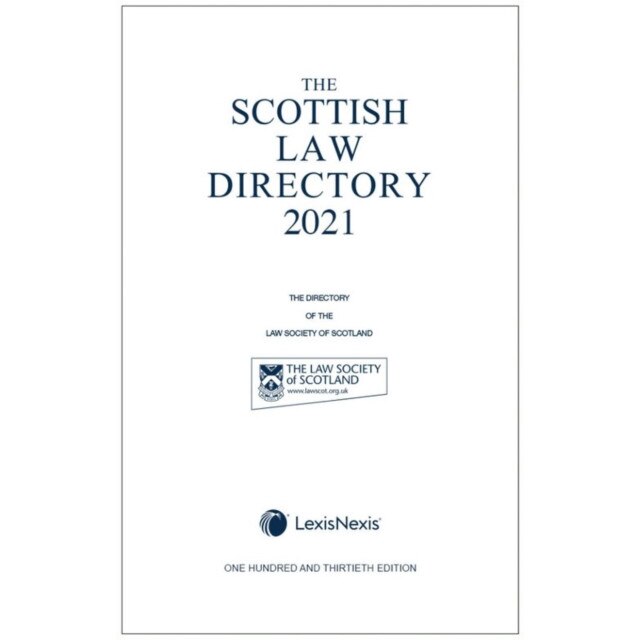 The Scottish Law Directory: The White Book 2021 de UNKNOWN - eMAG.ro