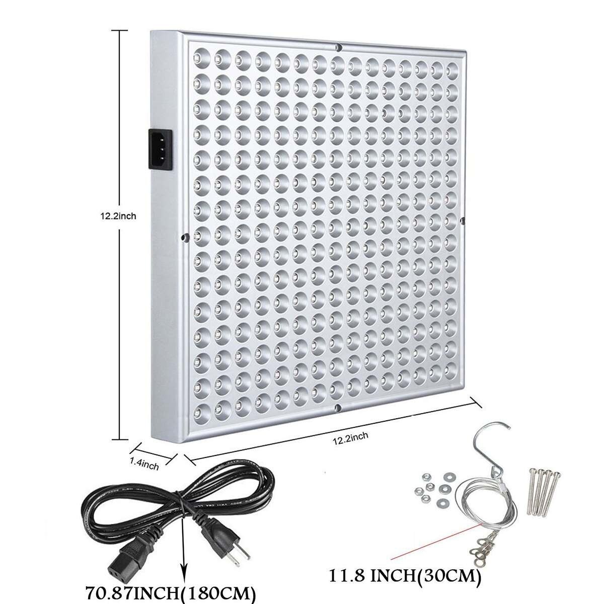 Lampa cu infrarosu, Terapie anti-imbatranire, 225 LED-uri, 35 x 35 cm ...