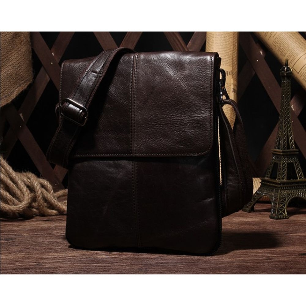 Geanta de umar pentru barbati, 100% piele naturala - eMAG.ro