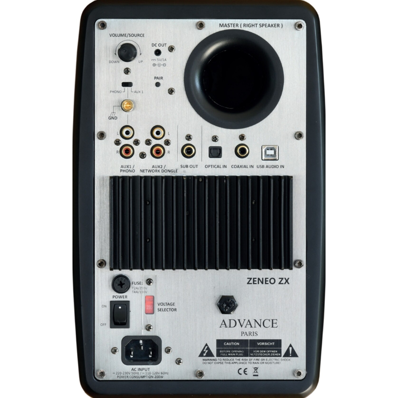 Boxe ADVANCE PARIS - ZENEO ZX Wireless/Bluetooth, 1 pereche, culoare ...