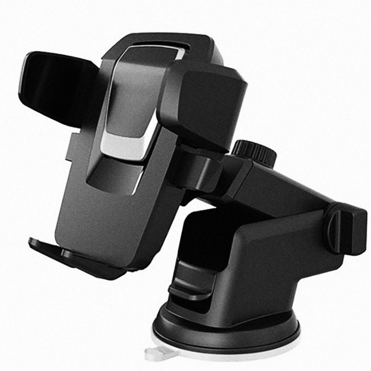 Suport telefon auto, negru, Montare pe parbriz sau bord, reglare la 360 ...