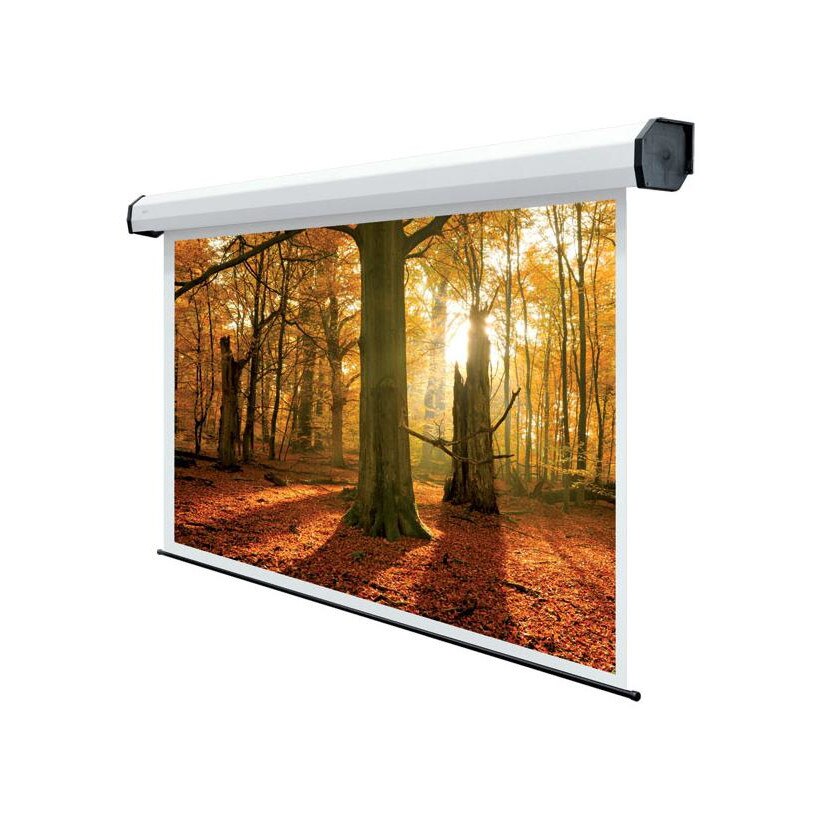 Ecran de proiectie Sopar Pearl, electric, perete, 350cm x 350cm, format ...