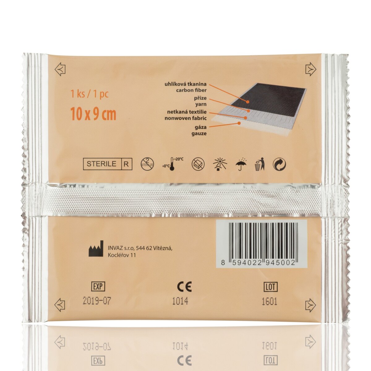 Plasture, TECASORB, Carbon, 10x9 cm - eMAG.ro