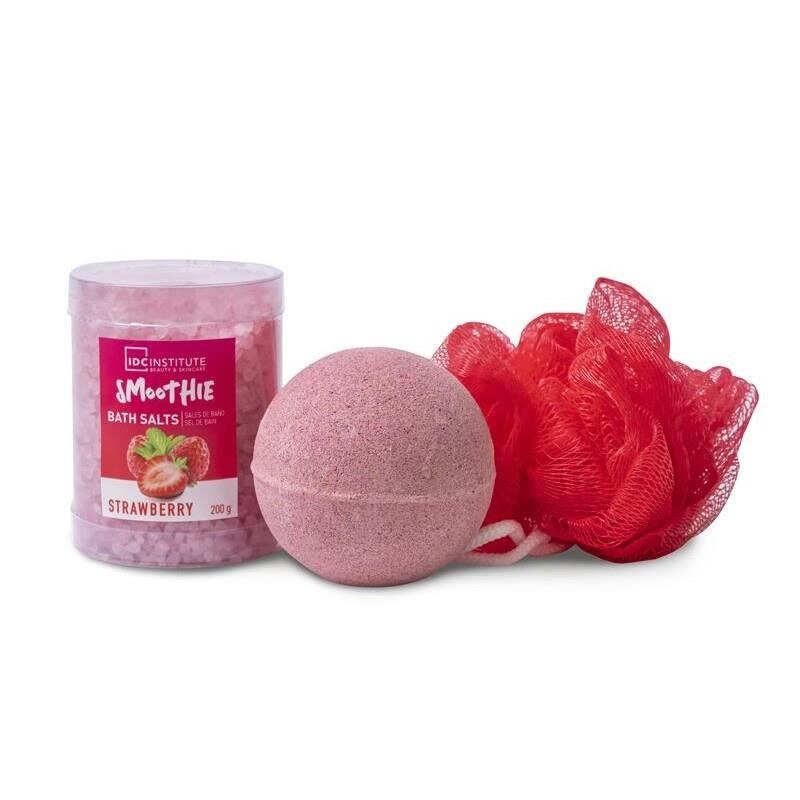 Set de baie cu aroma de capsuni IDC Institute 99592, 340 g - eMAG.ro