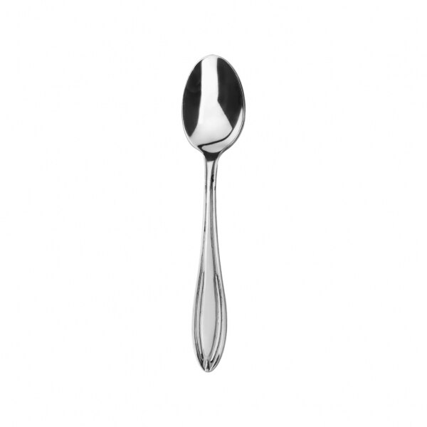 Set 6 lingurite cafea Orion, Model conic, Inox, Argintiu - eMAG.ro
