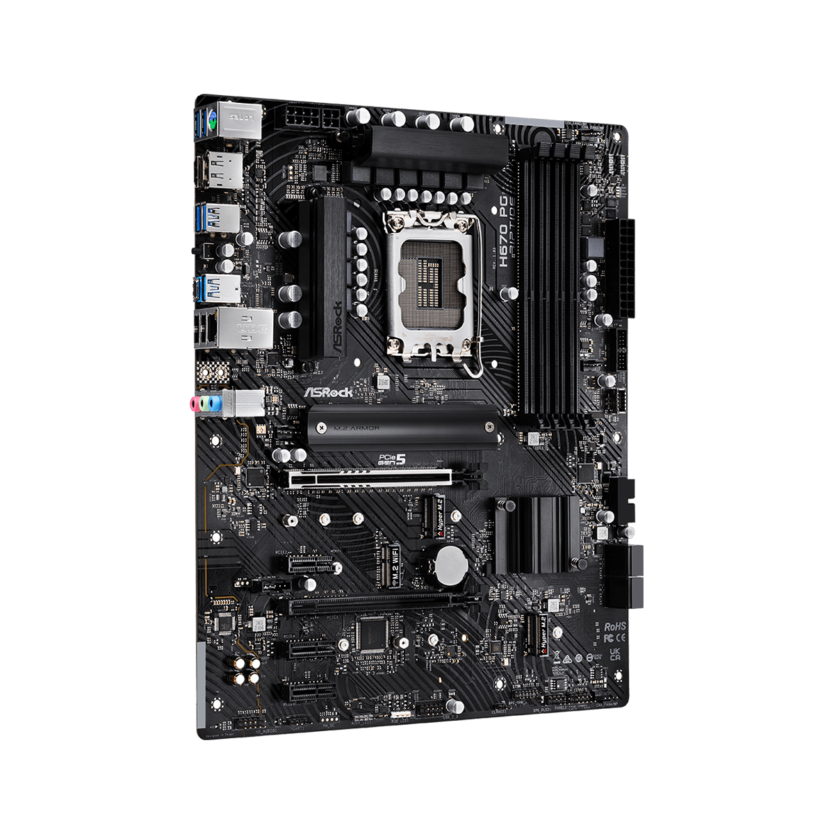ASRock H670 PG Riptide (90-MXBHC0-A0UAYZ) - Alaplap - eMAG.hu