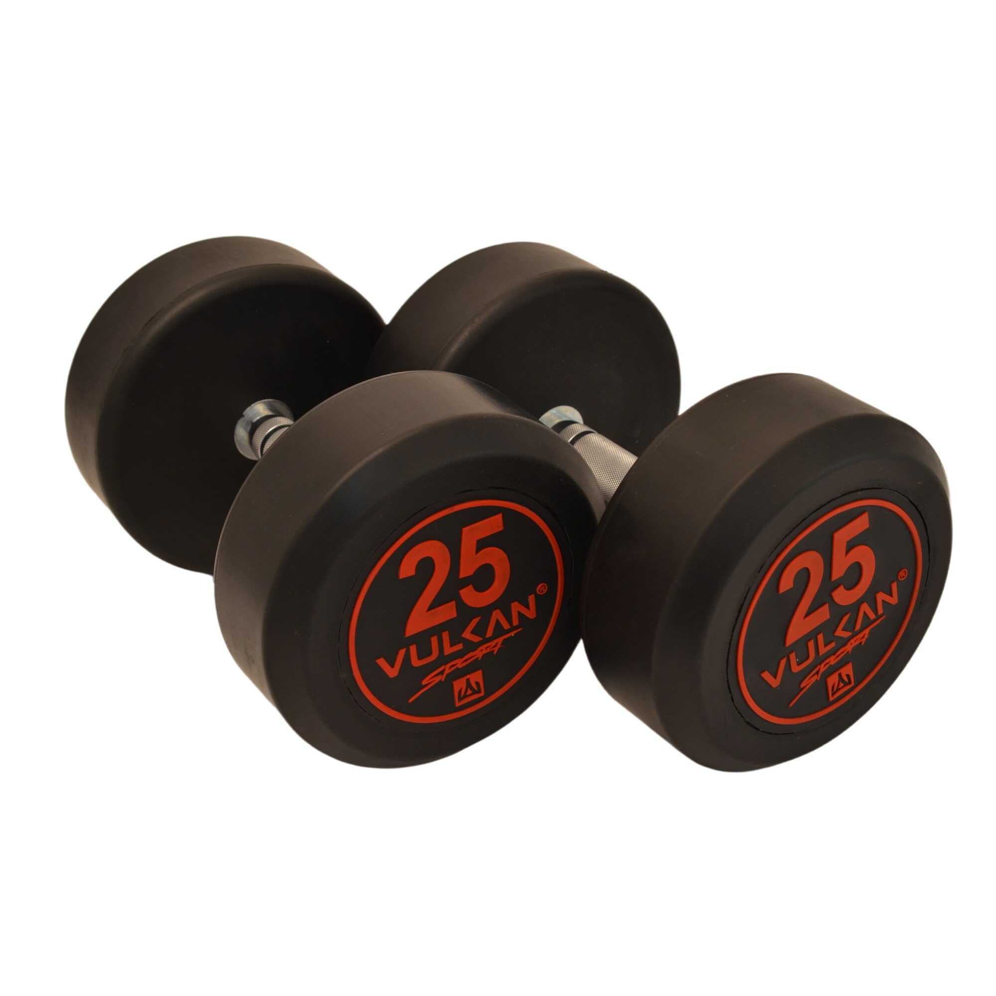 Gantera Cauciucata profesionala Vulkan Sport® 25 kg - eMAG.ro