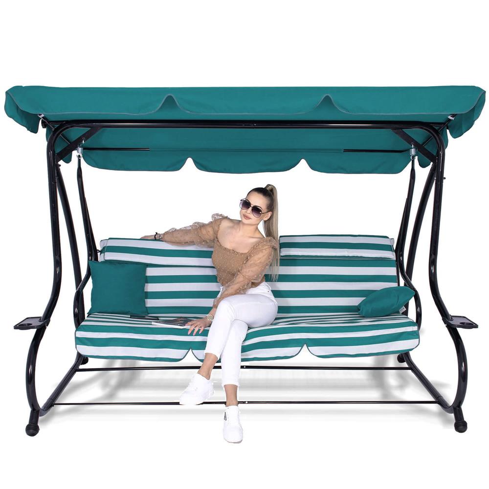 Balansoar leagan pat 4 persoane Sersimo Roma, sarcina 300kg - eMAG.ro