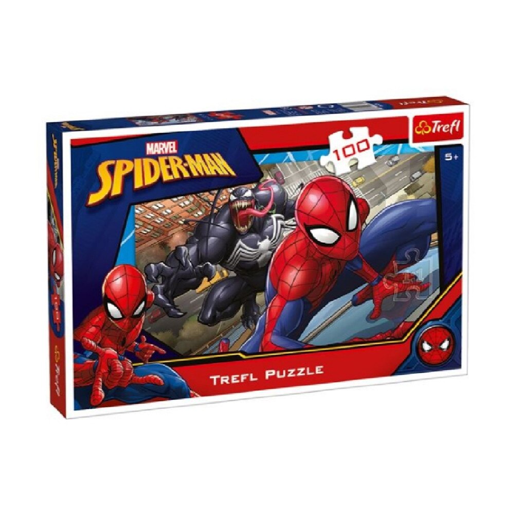 Puzzle Spiderman, 100 piese, multicolor - eMAG.ro