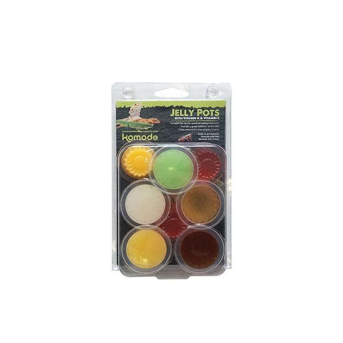 Jeleuri Reptile Komodo Jelly Pots Fruit Mix Flavours 8 pcs - eMAG.ro