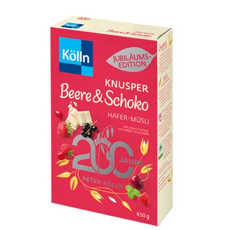 Kölln ropogós müzli, pirosbogyó-csoki, 450 g - eMAG.hu