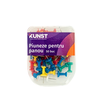 Set piuneze KUNST, pentru panou, 50 buc - eMAG.ro
