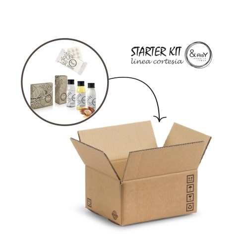 Set Cosmetice pentru Hotel cu Ulei Natural de Argan, compus din 50 x ...
