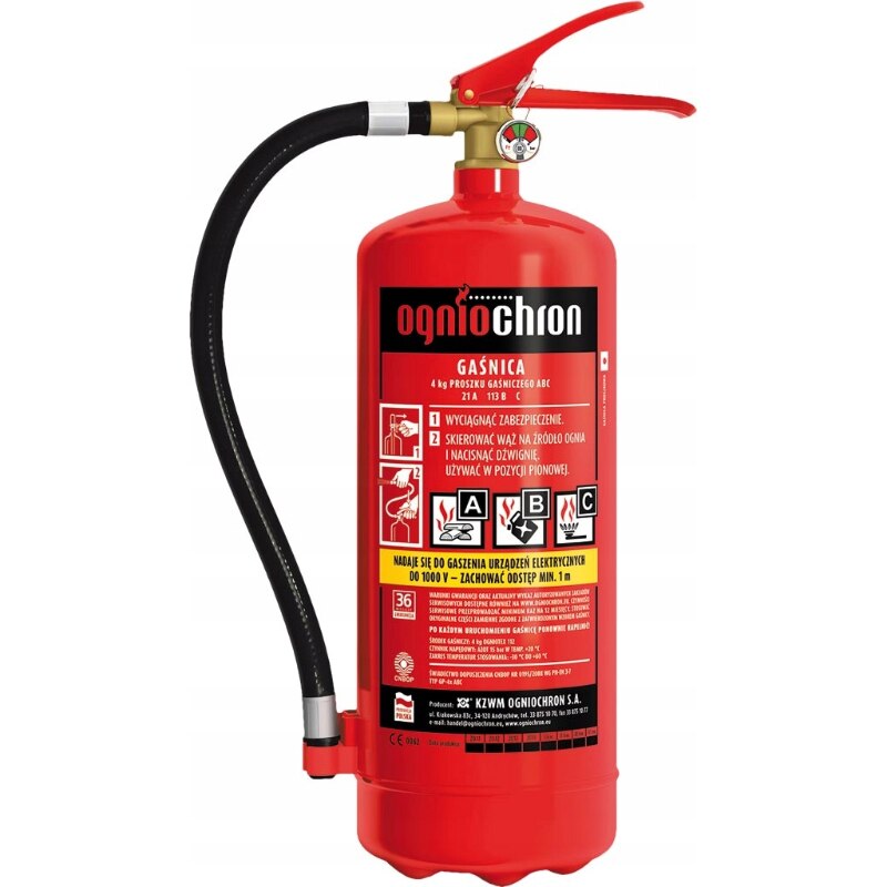 Extinctor -30A °C + 60A °C, 4Kg, Rosu - eMAG.ro