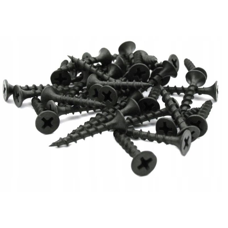 Set 100 suruburi rigips, 70 mm, Negru - eMAG.ro