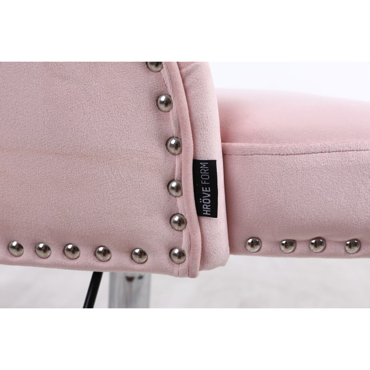 Scaun de birou, Votana, HR654N, Roz, Catifea, 40x57x98 cm - eMAG.ro