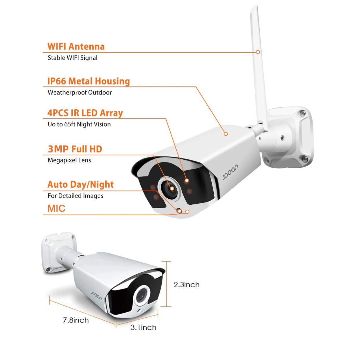 Set camere de securitate wifi cu ecran, 4 Camere CCTV, Detector de ...