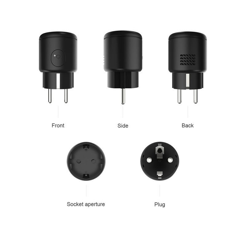 Priza inteligenta Smart plug-in WiFi, control aplicatie, 16A, Livolo ...