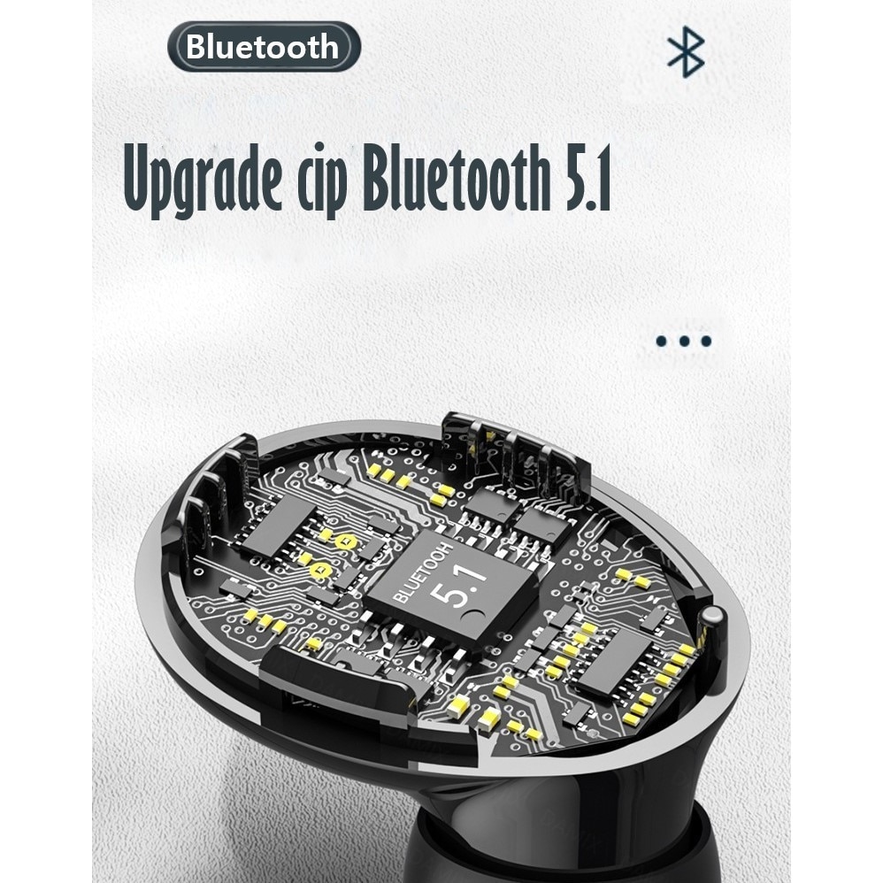Безжични аудио слушалки Bluetooth 5 1 слушалки за уши със сензорно
