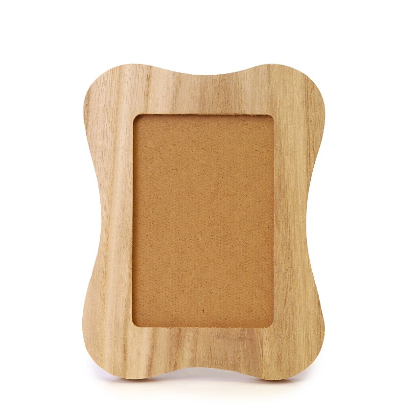 Rama foto din lemn cu margini ondulate pentru poze de 12 x 8 cm - eMAG.ro