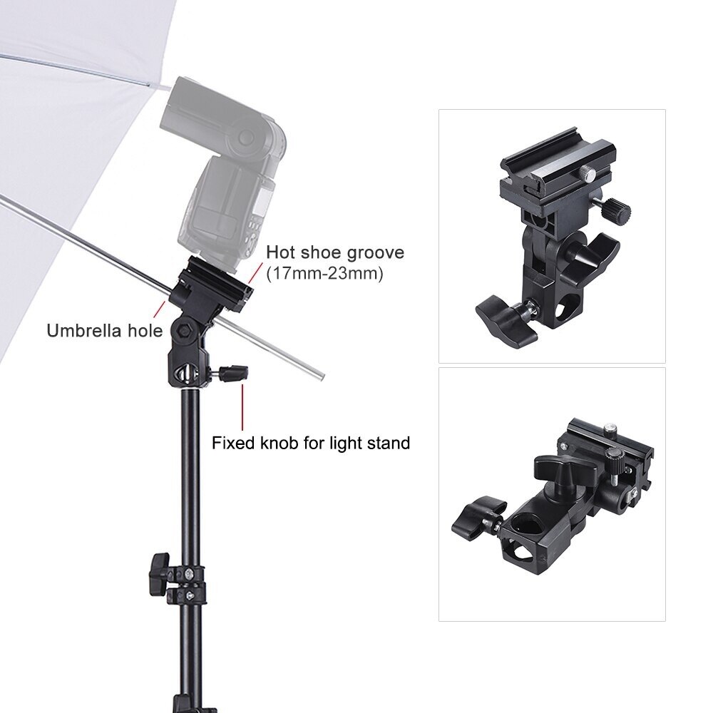 Kit lumini studio de fotografie, 2 bucati, Geanta depozitare, Negru ...