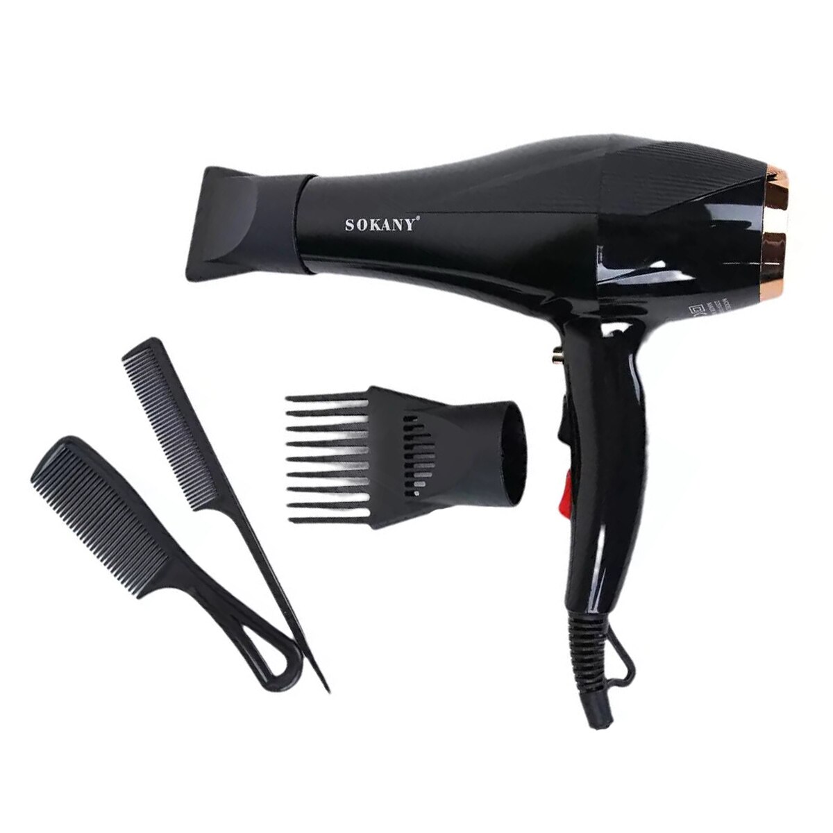 Hajszárító Sokany SK-2214, 2600W, Professional Line, Fekete - eMAG.hu