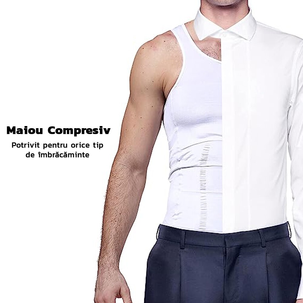 Maiou Modelator Barbati Zenino - Supraelastic, Corecteaza Abdomenul si ...