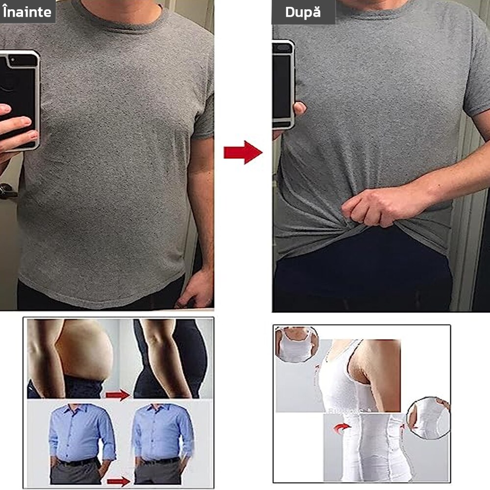 Maiou Modelator Barbati Zenino - Supraelastic, Corecteaza Abdomenul si ...