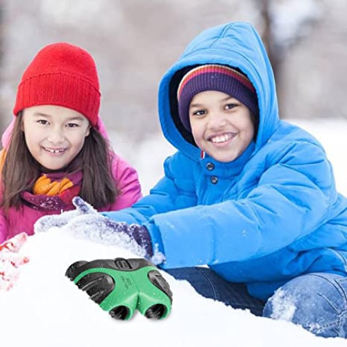 Binoclu pentru copii ETLEPHE, 8 x 21 Verde - eMAG.ro