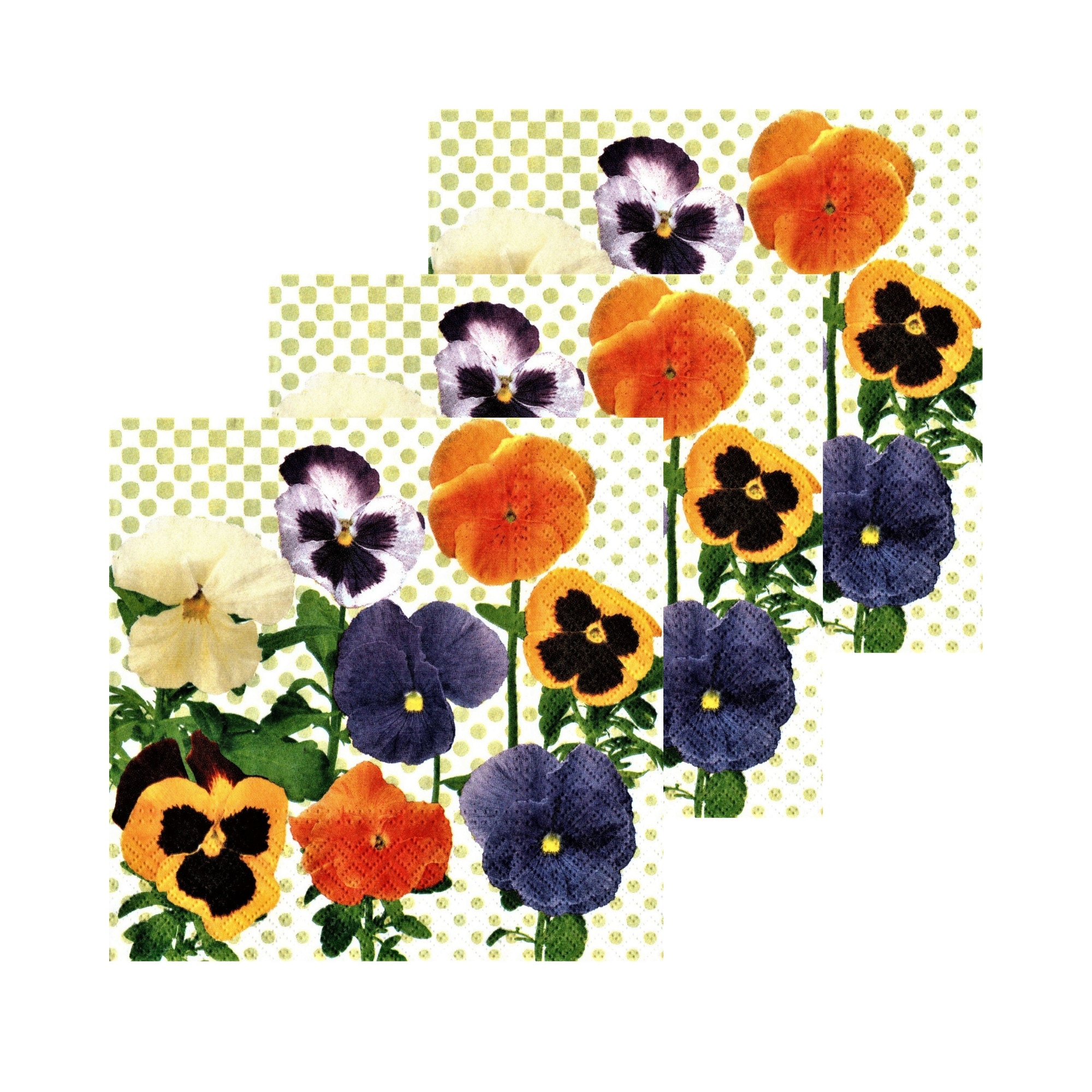 Set 10 buc Servetele de Masa Pachet Fire de Panselute Colorate - eMAG.ro