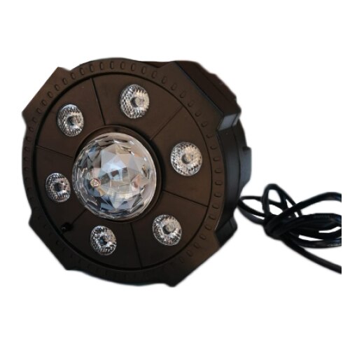 Proiector LED Par, 6 x LED, glob RGB, stick USB, telecomanda, jocuri de ...