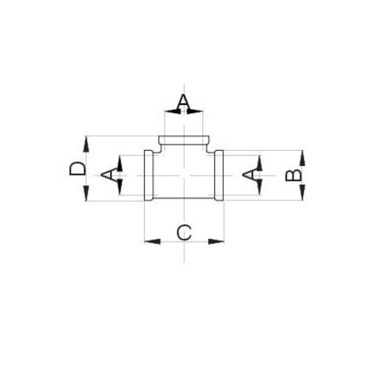 Teu, Alama, 1/2 inch, 1 MPa, Crom - eMAG.ro
