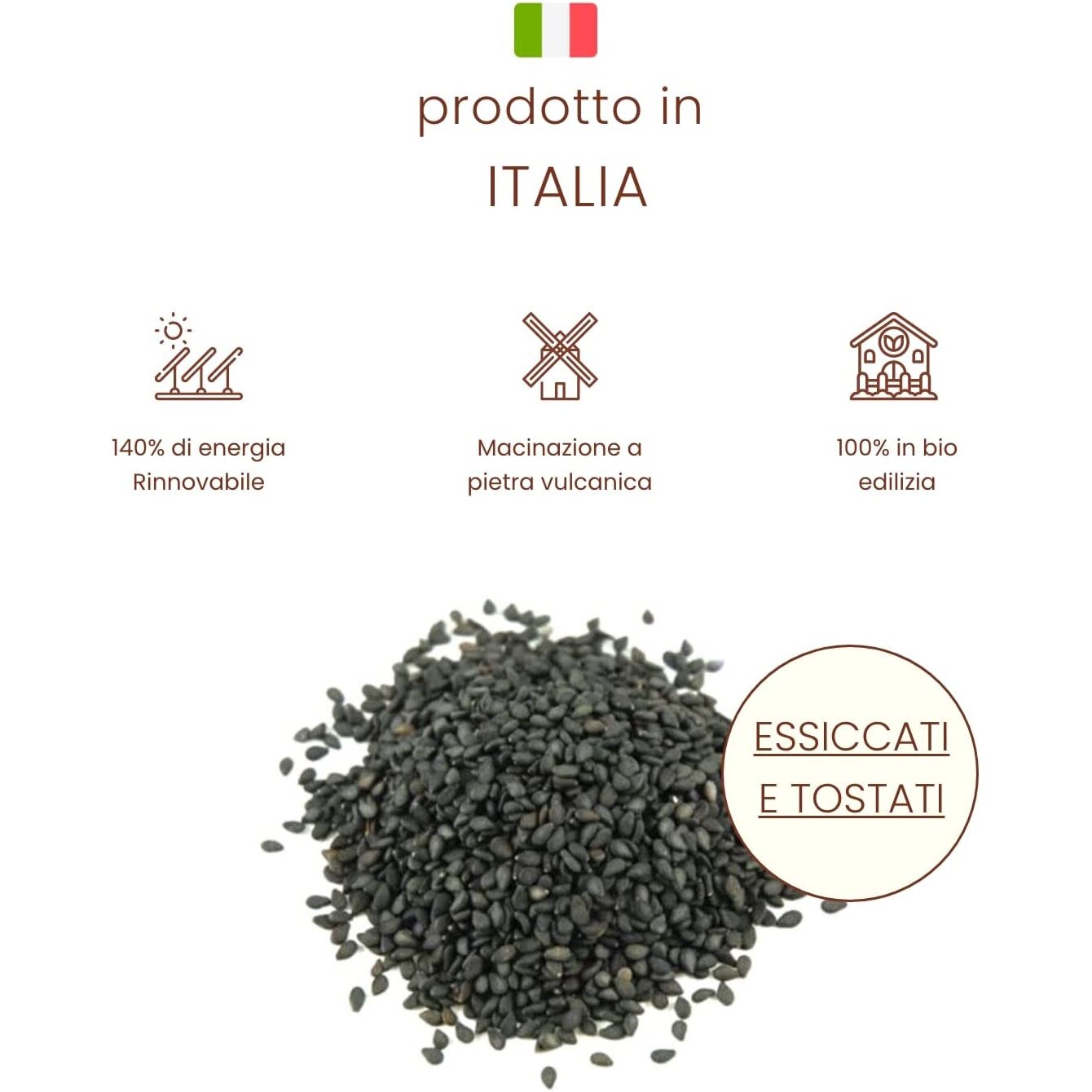 Seminte de susan negru, Bongiovanni, 250 g - eMAG.ro