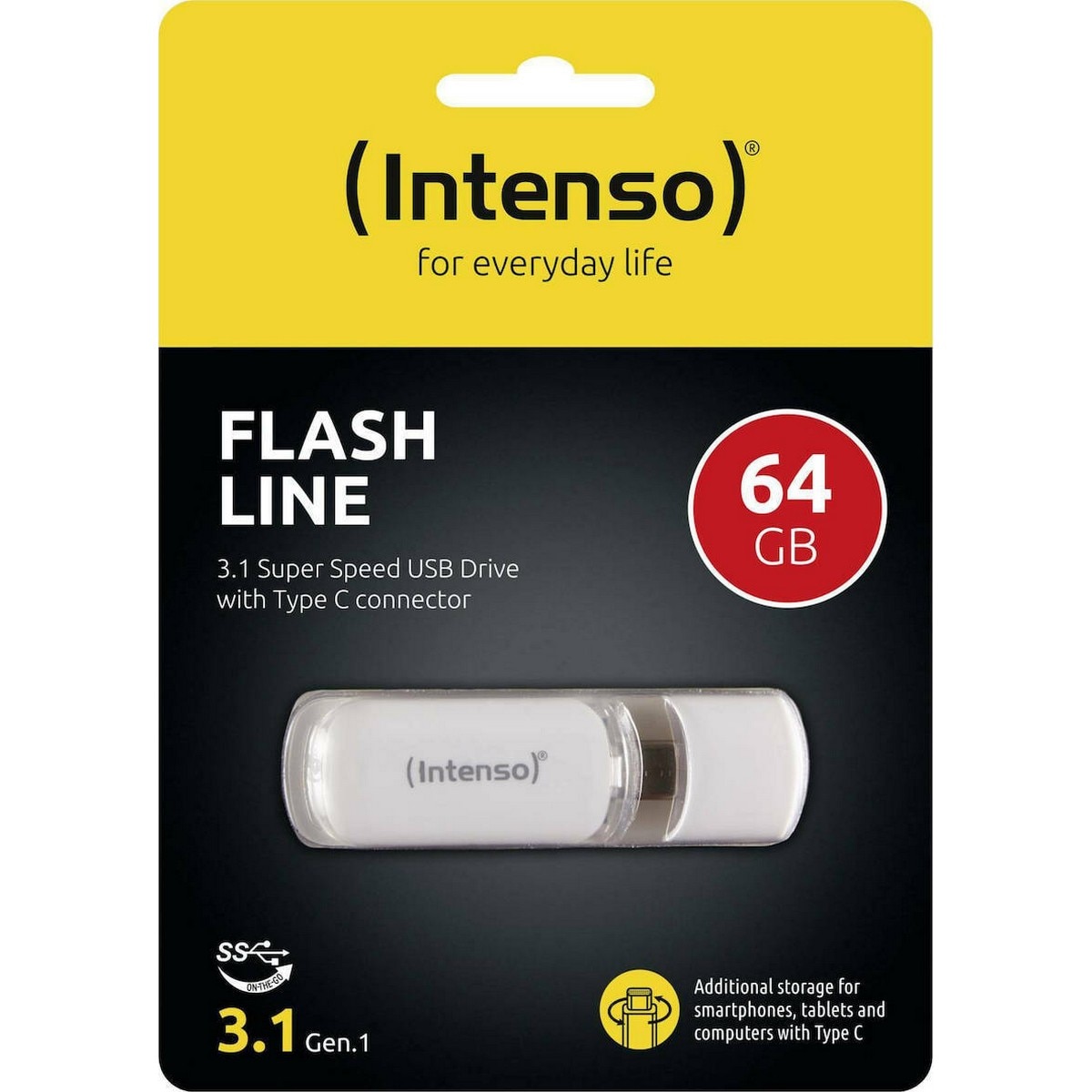 USB Stick Intenso 3.1 Type C 64GB Flash Line - eMAG.ro