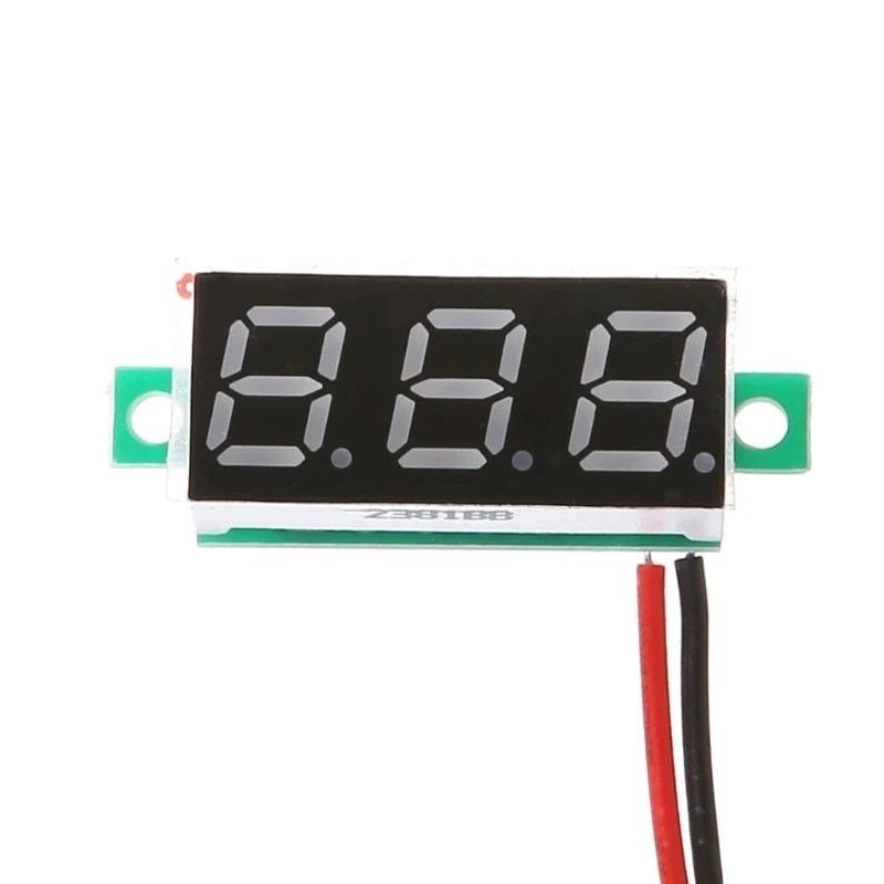 Voltmetru de panou rosu 0.28" cu 2 fire OKY4094-Red - eMAG.ro