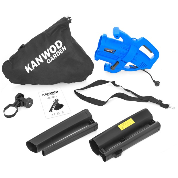 Suflanta si aspirator cu tocator pentru frunze Kanwod Limatik, electric ...