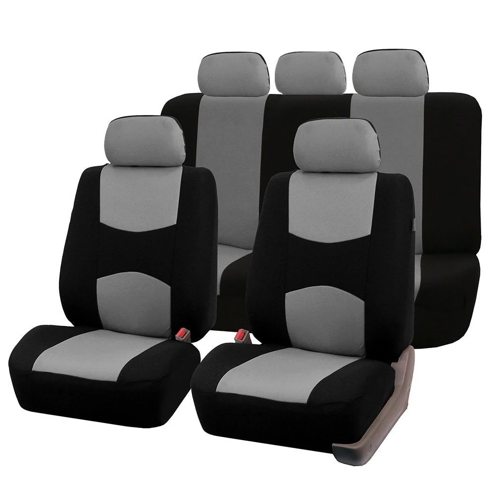 Set huse scaune universale negru si gri - eMAG.ro