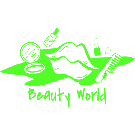 Sticker decorativ pentru perete, Beauty world, 40x25cm, verde - eMAG.ro