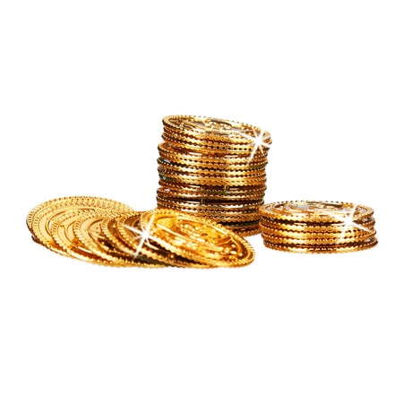Set monede de joc, 288 bucati pe set, cap de pirat si cufar de comori ...