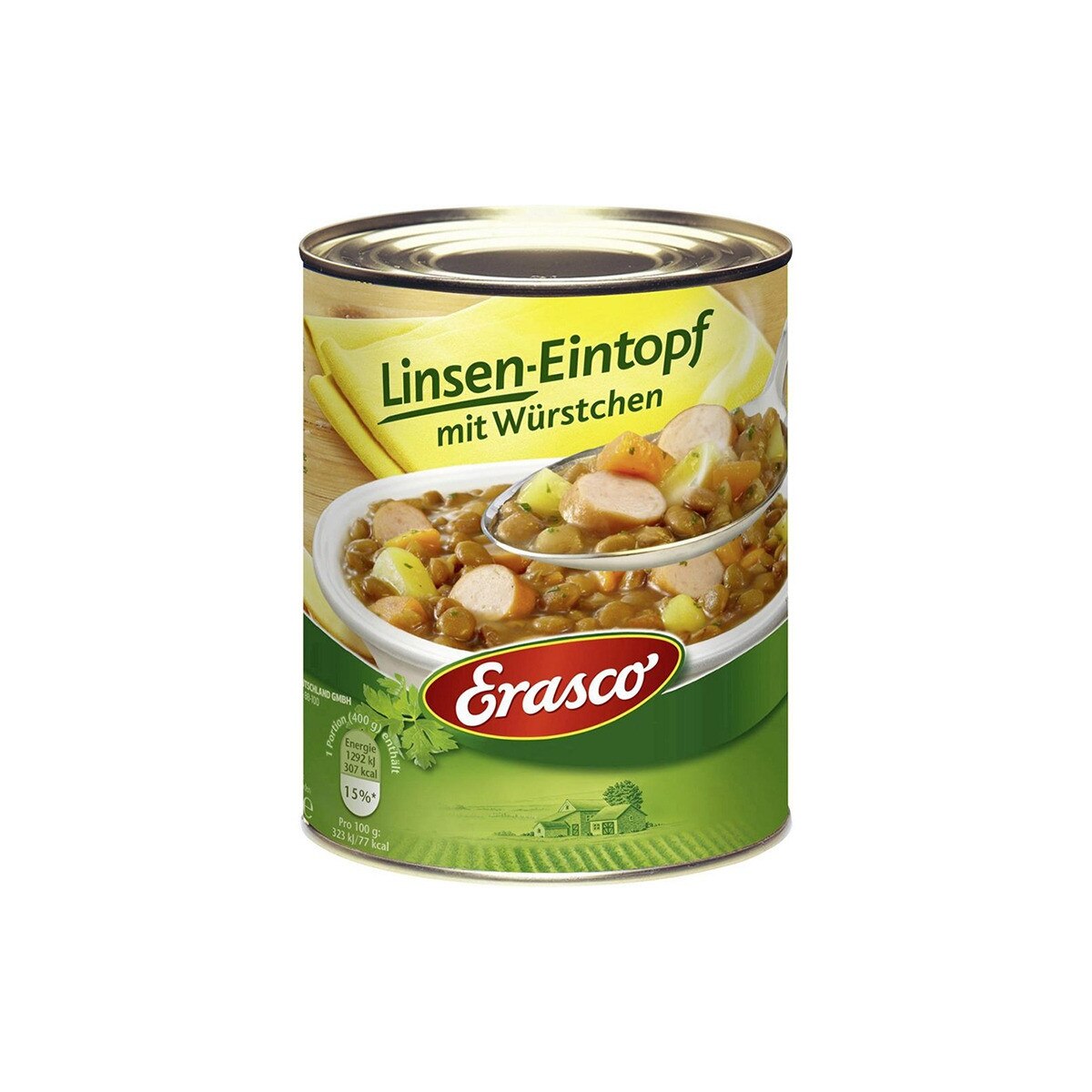 Tocanita, de linte cu carnati, 400 g, Erasco - eMAG.ro